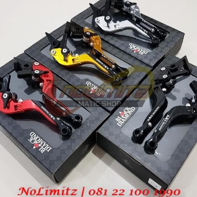 Jual NEW HANDLE HANDEL TUAS REM LIPAT BLACK DIAMOND HONDA ADV 150 PCX ...