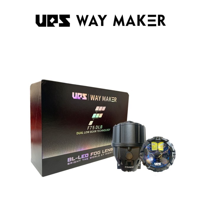 Jual Bilens Projector Foglamp Biled UPS Way Maker F75 DLB Bi-led Dual ...