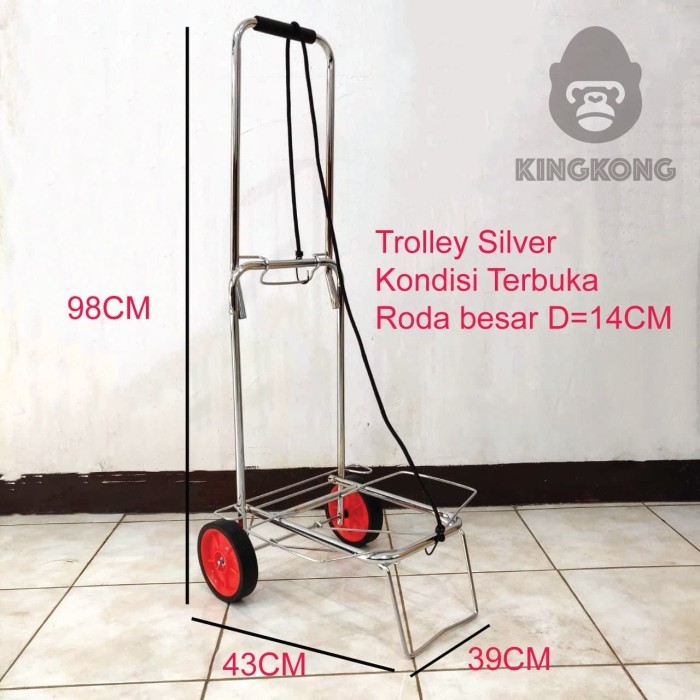 Jual Termurah Trolley Troli Lipat Aqua Galon Koper Gas Serbaguna Roda ...