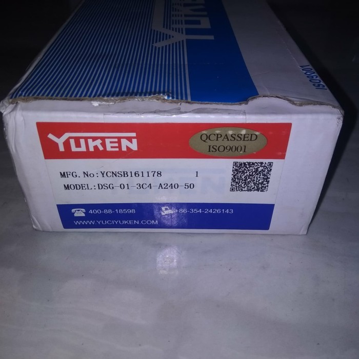 Jual BISA GOSEND! SELENOID HIDROLIK VALVE MERK YUKEN MODEL :DSG - 01-3C4-A240-50 | Shopee Indonesia
