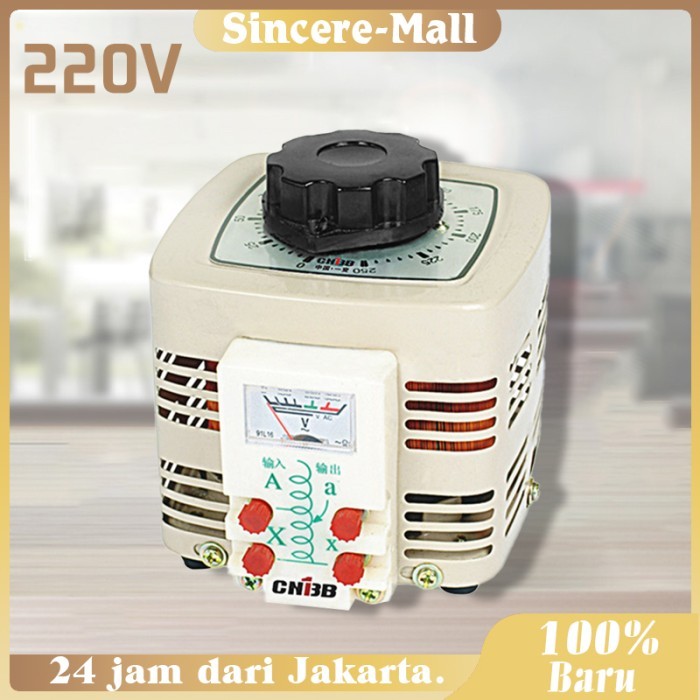 Jual Slide Regulator Tdgc2-2Kw Adjustable Single Phase Ac Voltage ...