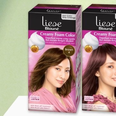 Jual liese bubble hair color foam semir uban jepang japan | Shopee ...