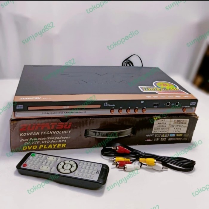 Jual Promooo!! DVD PLAYER BODY BESI/ALAT PEMUTAR KASET/DVD,VCD,CD,MP3,MP4,USB,KARAOKE | Shopee ...
