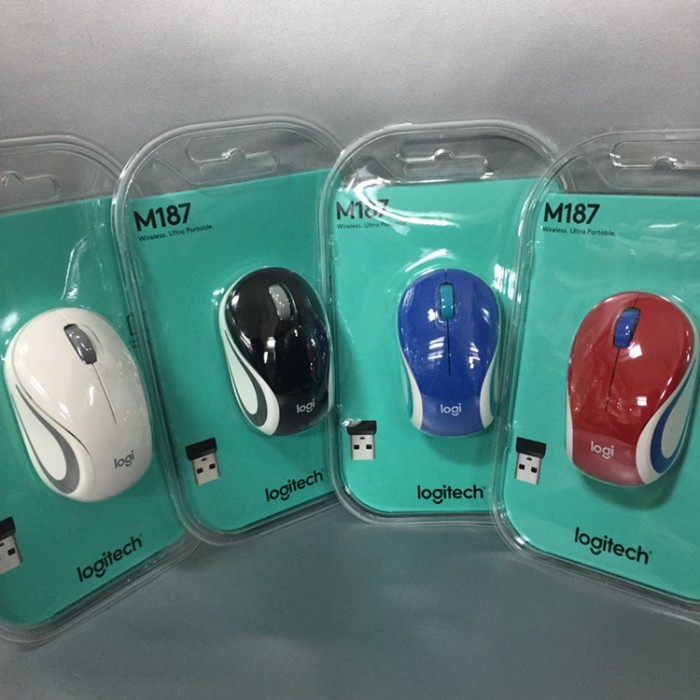 Jual Logitech M187 Ultra Portable Wireless Mini Mouse Garansi Resmi ...