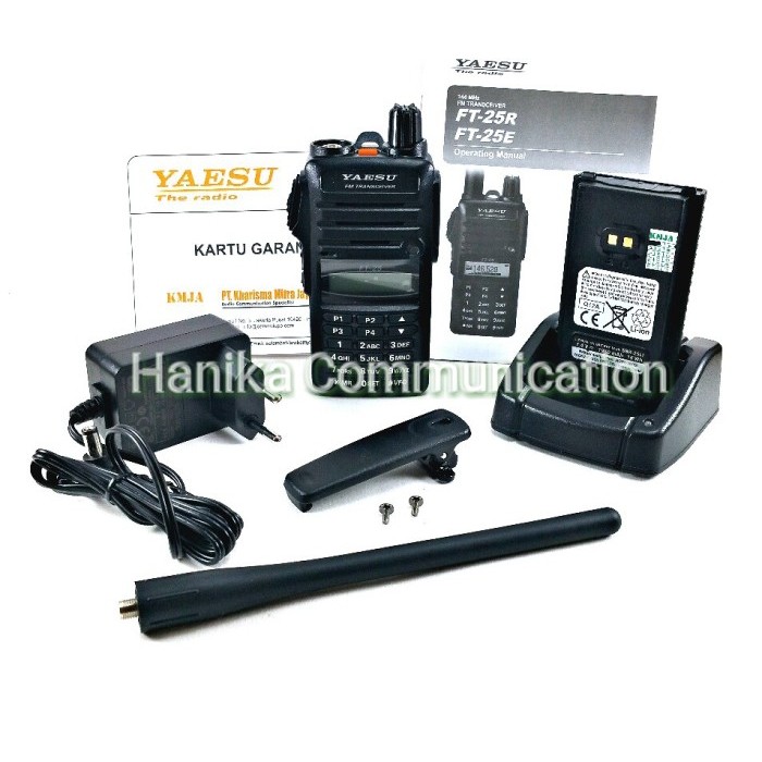 Jual Yaesu FT-25R Handie Talkie VHF Baru Ori Garansi 1 Thn FT25R FT25 FT-25 | Shopee Indonesia