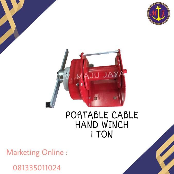 Jual PORTABLE CABLE HAND WINCH 1 TON | Shopee Indonesia