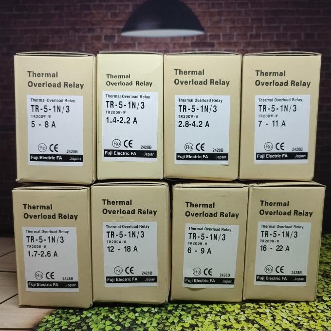Jual Promo Thermal Overload Relay tr-5-1N/3 fuji elektrik tr-5-1N TOR ...