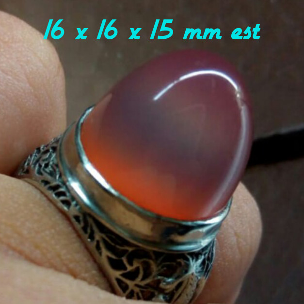 Jual Obi Nucleus Top Kristal Alas Orange Gradasi Merah Lembayung Clean ...