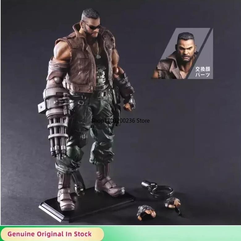 Jual Original Square Enix Play Arts Barret Wallace Final Fantasy Vii ...