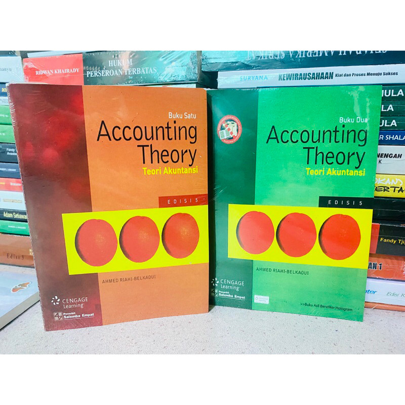 Jual Buku Accounting theory (teori akuntansi) eds 5 jilid 1 dan 2 ...