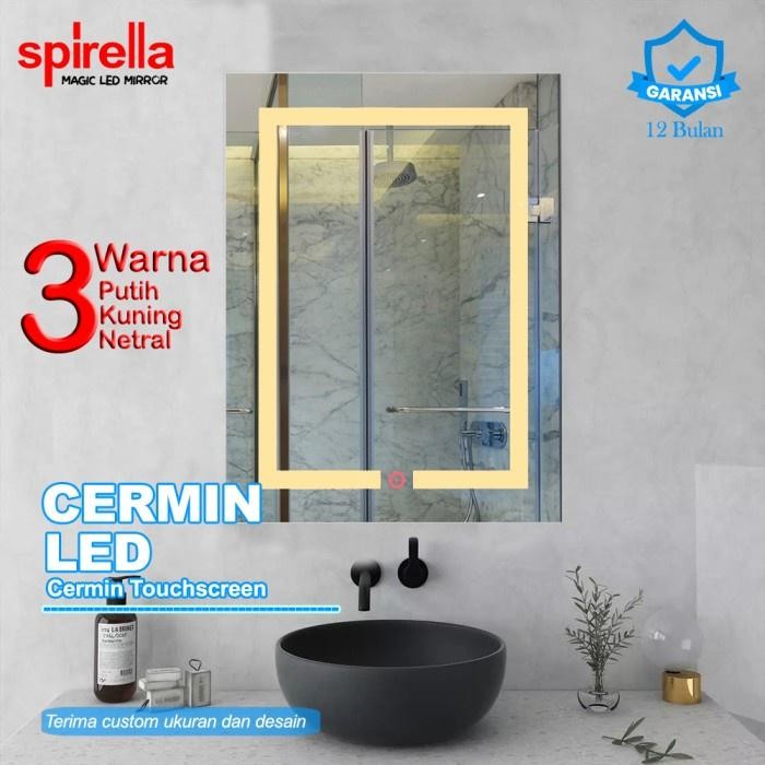 Jual Jual!! Spirella Cermin Led Mirror 55X70Cm - Cermin Dinding ...