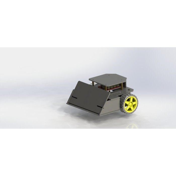 Jual Derty Rangka Robot Sumo Edukasi 2Wd Akrilik - Chassis Robotics Kit ...