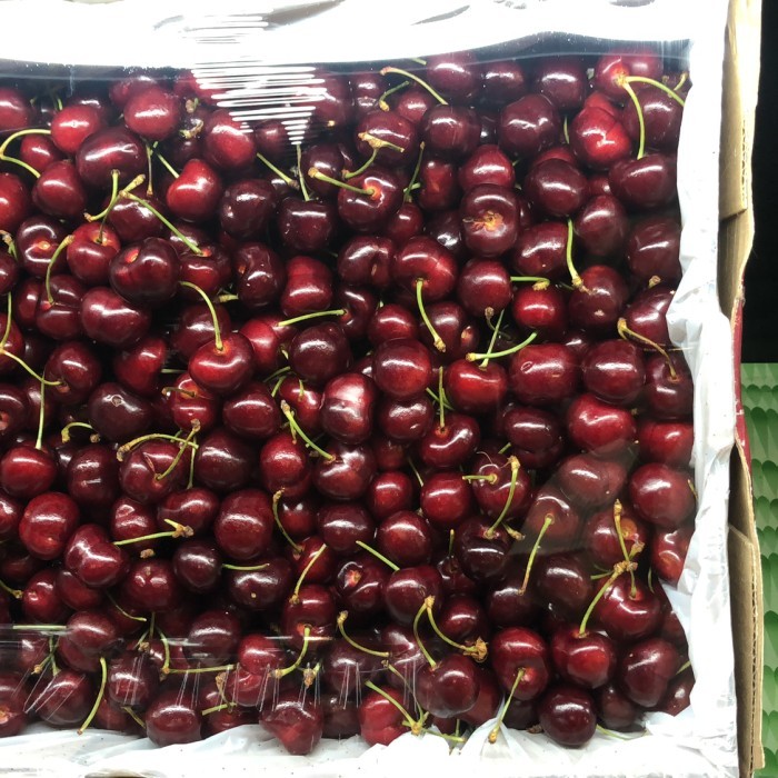 Jual Cherry Merah buah ceri red Usa 5 kg Manis segar/ Box | Shopee ...