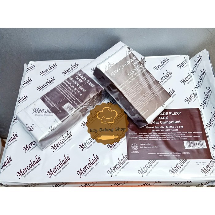 Jual Mercolade Flexy Dark Compound 5kg / Coklat Batangan / Coklat ...