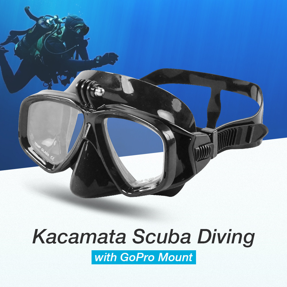 Jual QYQ Kacamata Selam Scuba Diving Snorkeling Goggles with GoPro ...