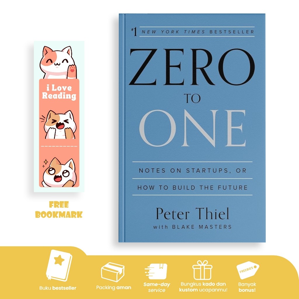 Jual Zero to One: Notes on Startups, or How to Build the Future by ...