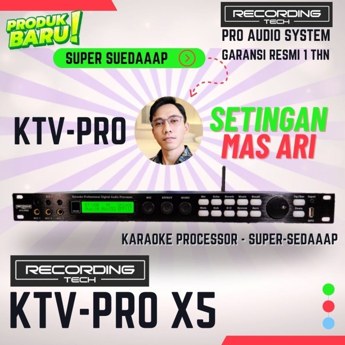 Jual RT KTV-PRO X5 Karaoke Processor Digital Mixer-FBE-EQ-Compressor-Xover | Shopee Indonesia