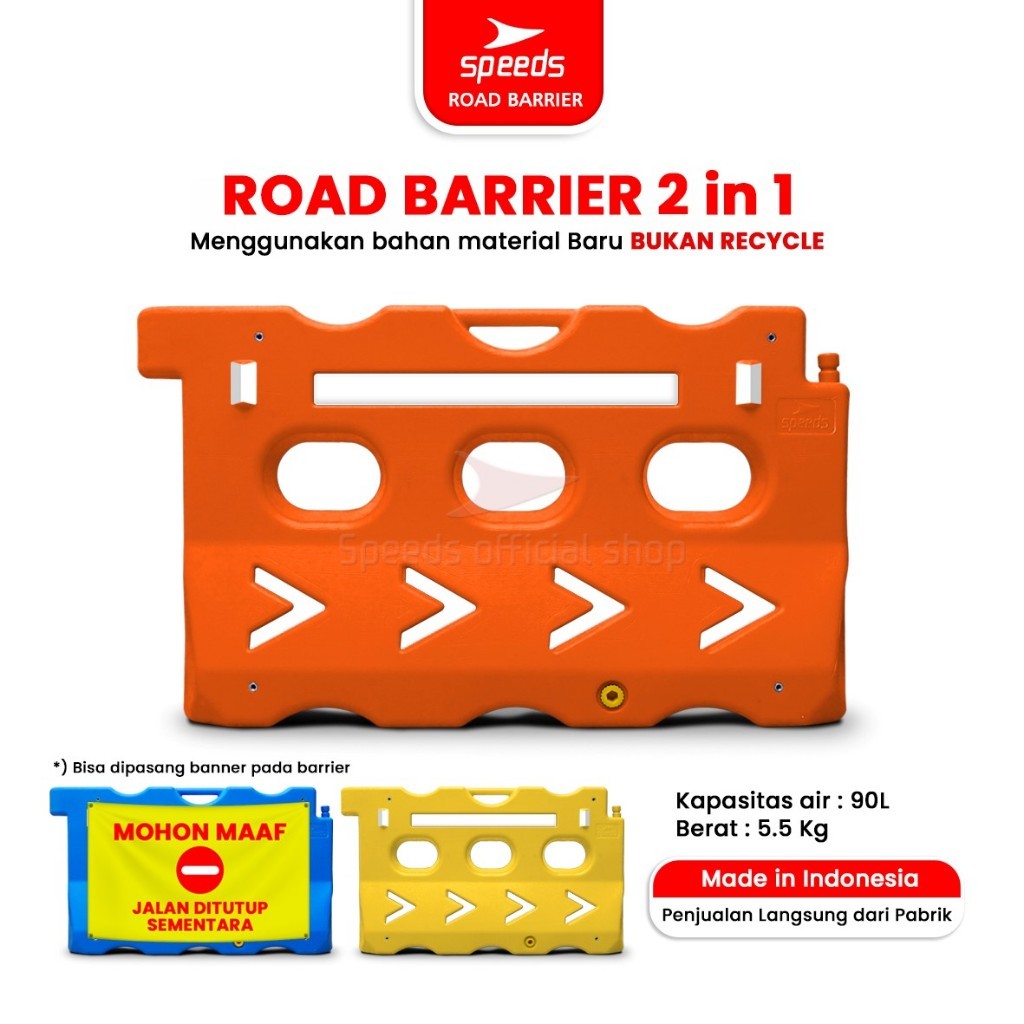 Jual SPEEDS Penutup Jalan Safety Road Barrier Pembatas Road Barrier ...