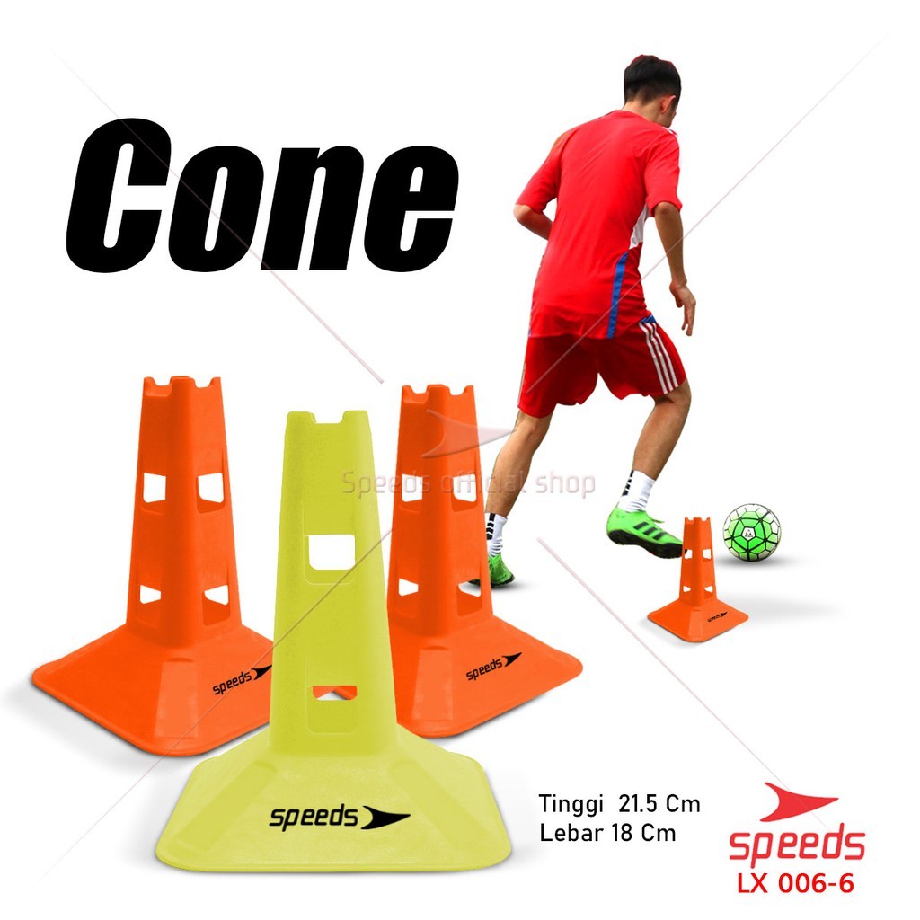 Jual SPEEDS Cone Kerucut Marker Sepak Bola Latihan Olahraga Futsal ...
