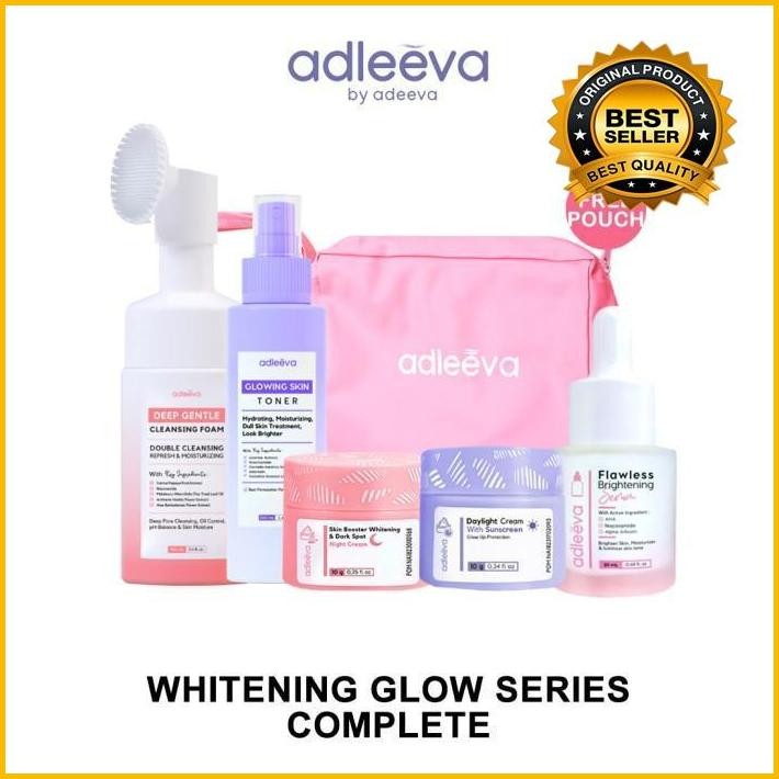 Jual Adleeva By Adeeva Whitening Glow Series Paket Complete Skincare ...