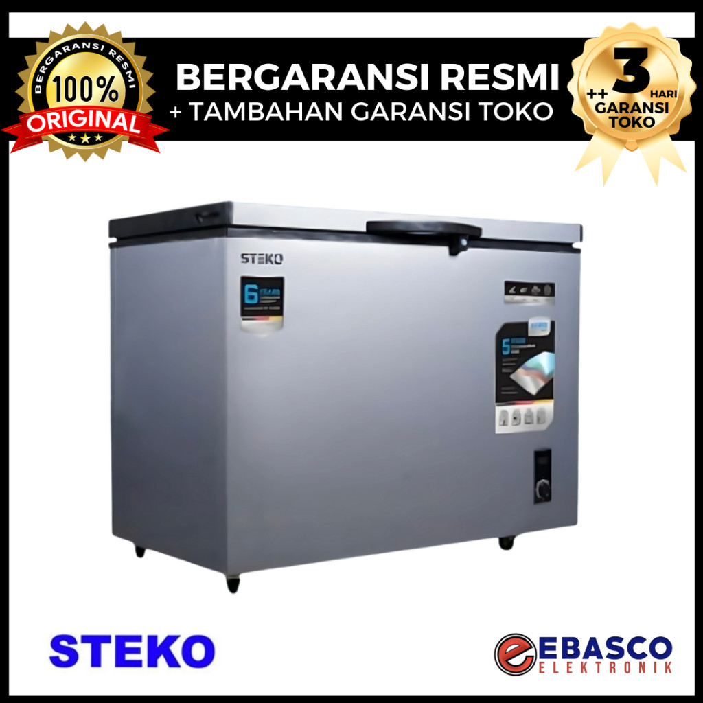 Jual STEKO CHEST FREEZER BF 330 RS Kapasitas 330 Liter | Shopee Indonesia