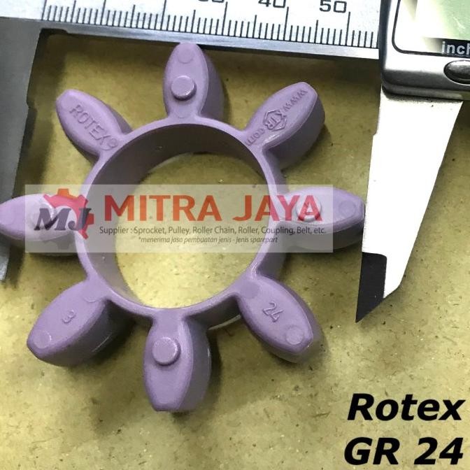 Jual RUBBER COUPLING ROTEX GR 24 ( KARET KOPLING ROTEX ) ORIGINAL DAN TERPERCAYA | Shopee Indonesia