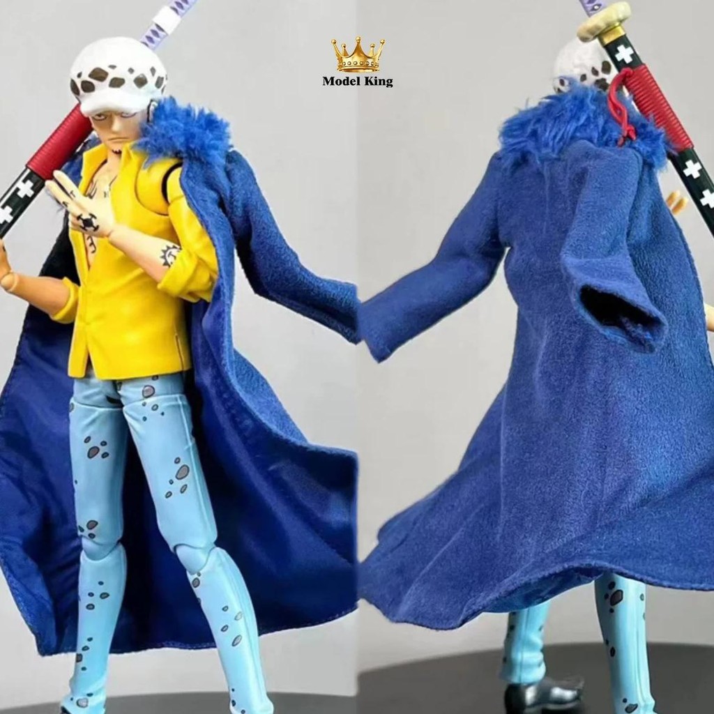 Jual Handmade Shf Death Surgeon TrafalgarLaw Long Blue Cape Coat Jacket ...