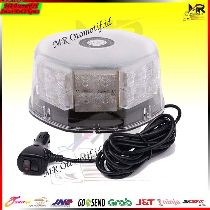 Jual Lampu Rotary Rotari Led Blitz 8 Mode 16 Mata Mobil Truck Truk ...