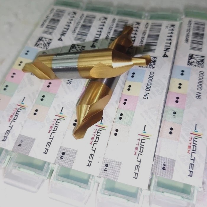 Jual Center Drill 4X10Mm Bor Center Coating Kuning 4Mm Shank 10Mm ...