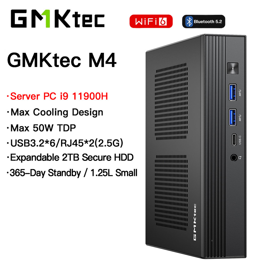 Jual GMKtec M4 MINPC 12th Core i9-11900H Windows 11 Pro DDR4 | Shopee ...