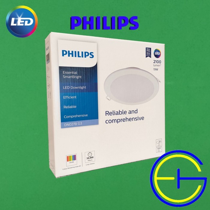Jual Grosir Lampu Philips Downlight Led Plafon Dn027B G3 19W 220-240V ...