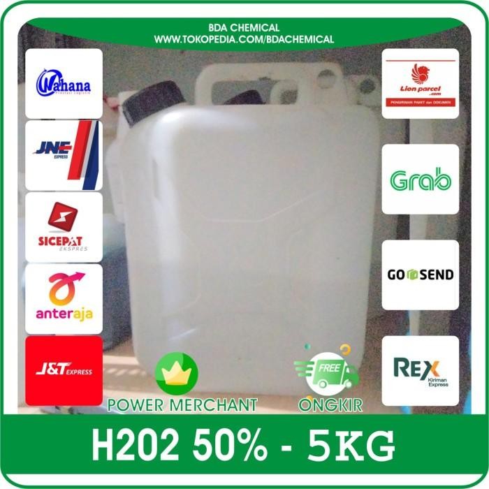 Jual Hydrogen Peroxide H2O2 50% - 5Kg Terlaris 100 % Original | Shopee ...