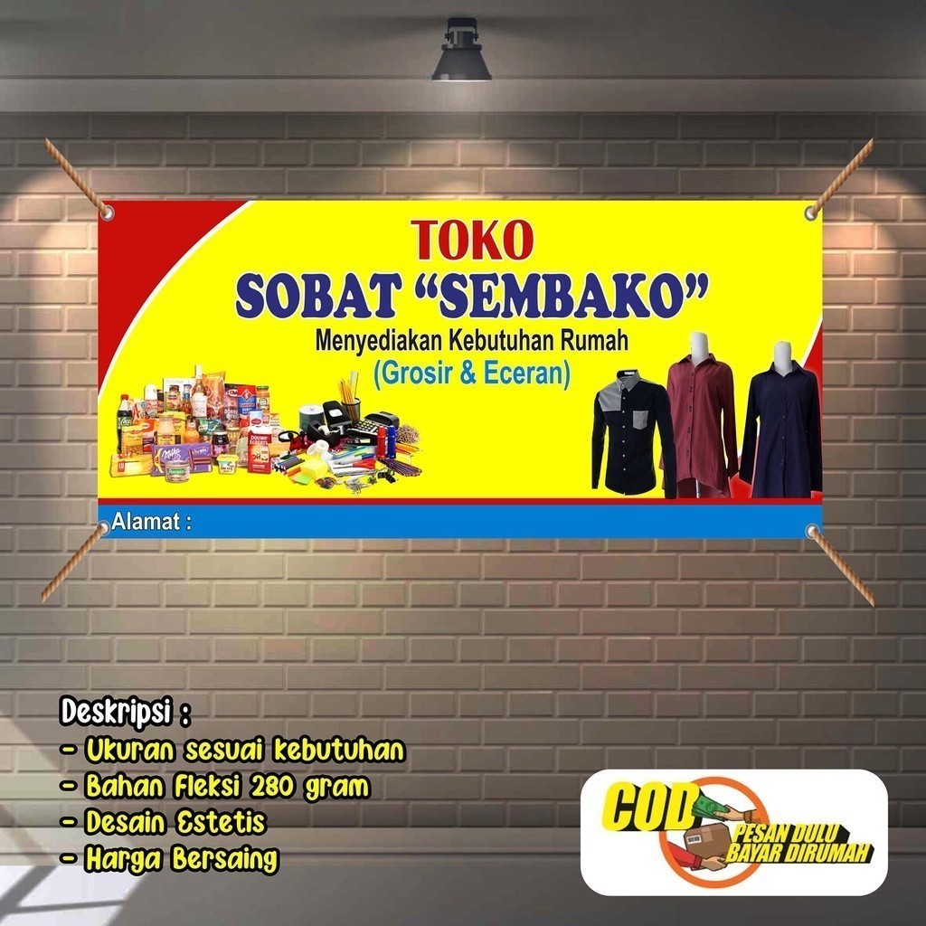 Jual Ambil PROMO Sekarang Juga >> Bisa COD, Chek Dulu Spanduk / Banner ...