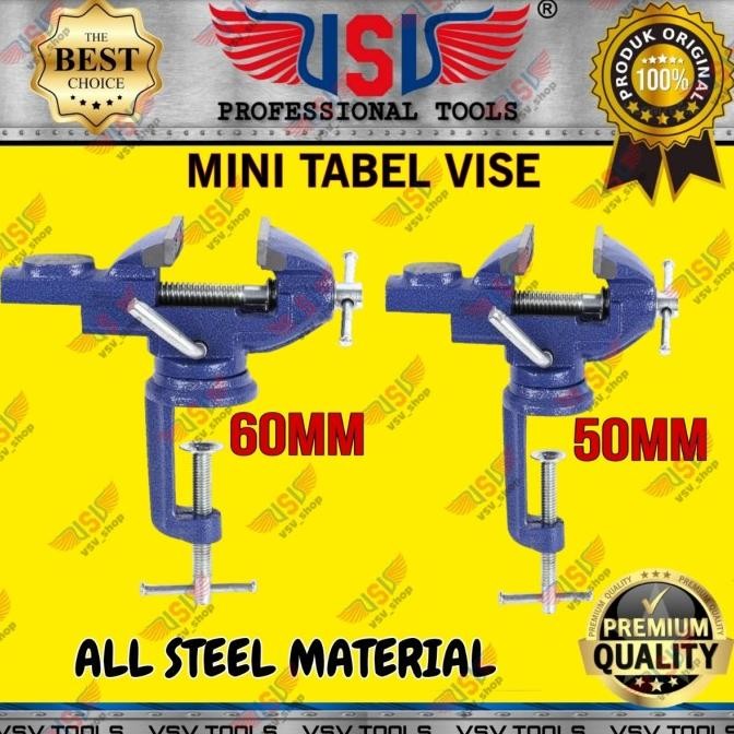 Jual Promo Catok Meja Mini Full Besi Ragum mini Bench Vise VSV Ragum ...