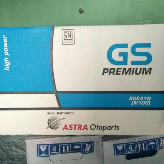 Jual Aki Mobil Battery Gs Astra Type Premium N100 95E41R 12Volt 100Ah | Shopee Indonesia