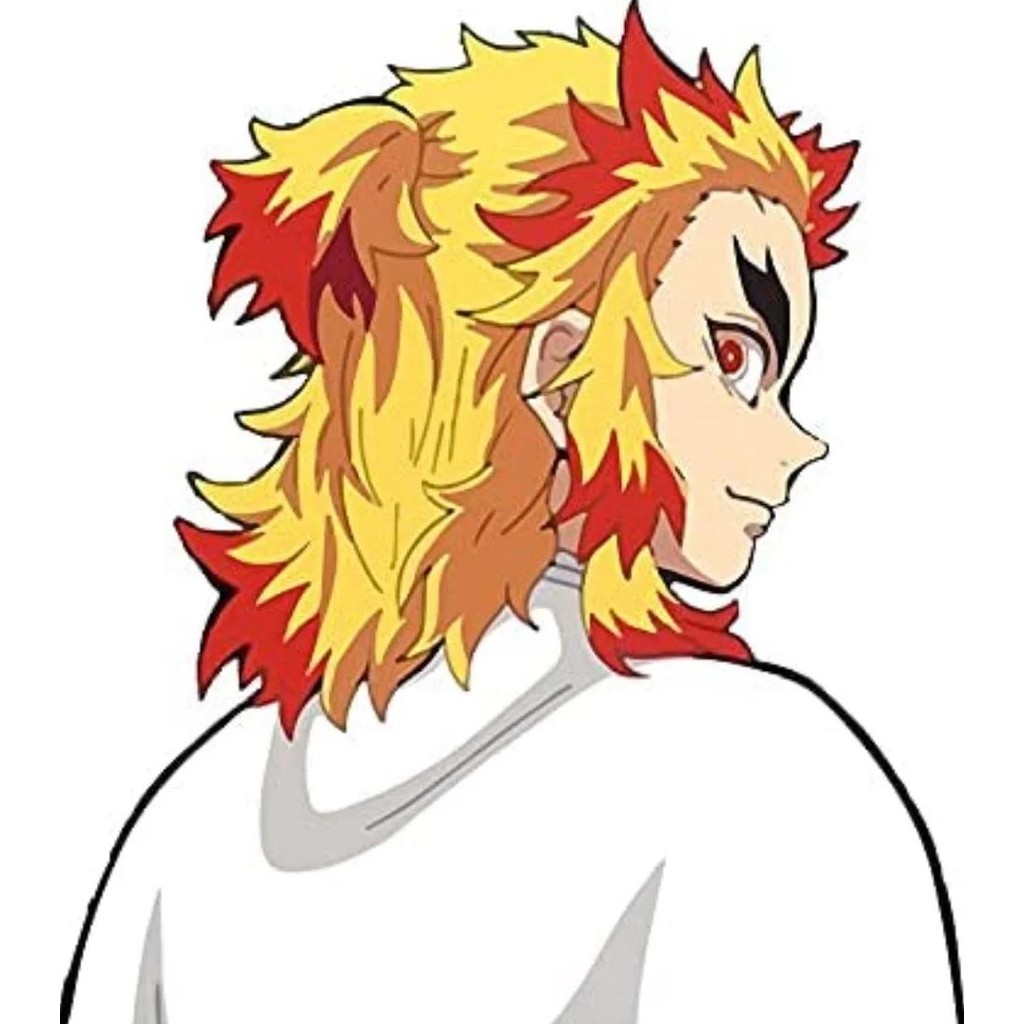 Jual Dapatkan For Anime Car Peeker Sticker Demon Slayer Rengoku ...