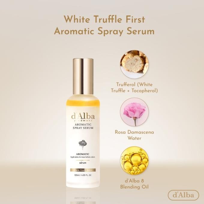 Jual Diskon D'Alba White Truffle First Aromatic Spray Serum 120Ml ...