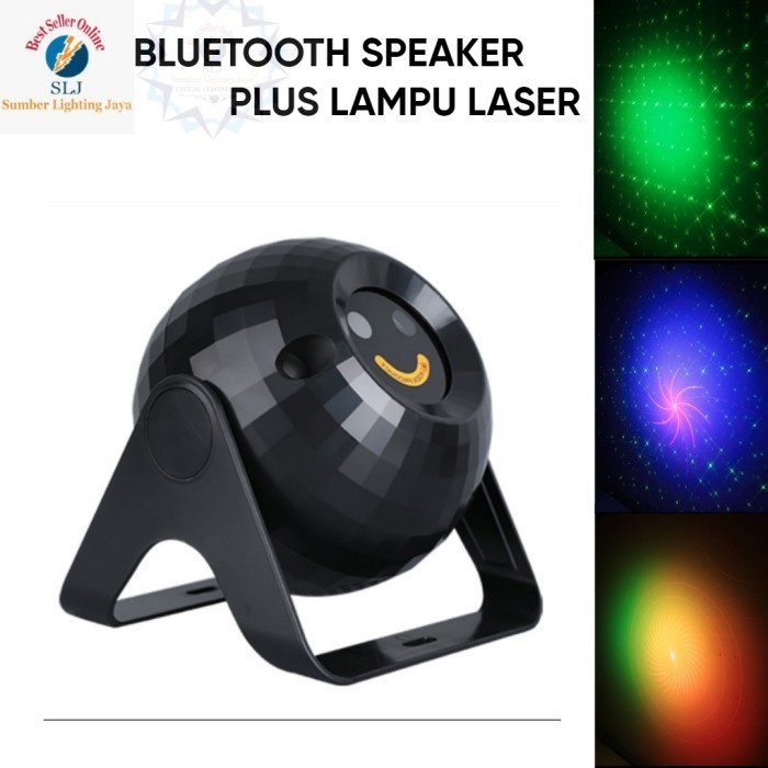 Jual LAMPU LASER + BLUETOOTH SPEAKER / LAMPU DISCO PLUS MUSIC BOX ...
