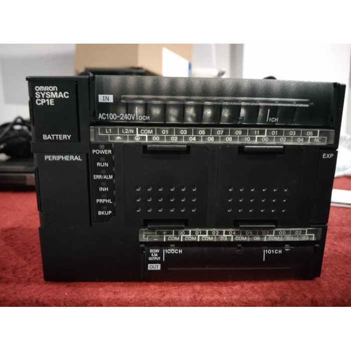 Jual Omron PLC CP1E-N30DR-A CP1EN30DRA CP1E-N30DR 18 Input 12 Output ...
