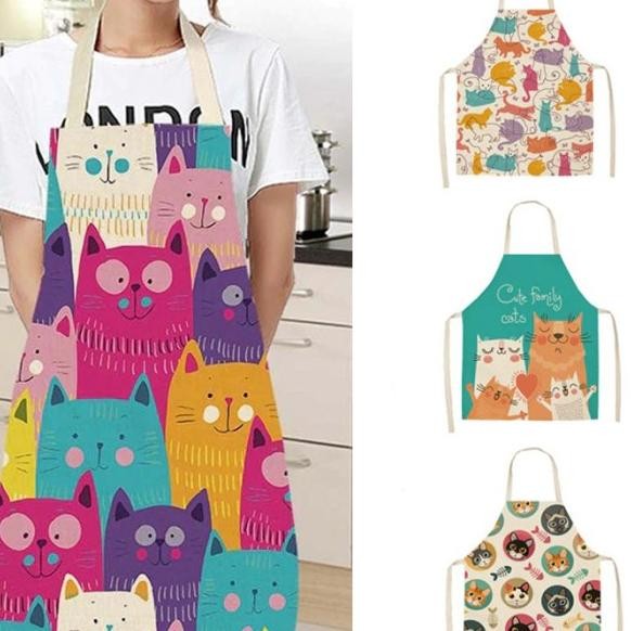 Jual Celeme Maa Cooing Apron Canva N Retro Itten | Shopee Indonesia