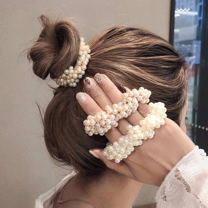 Jual Kunciran Rambut Pearl Mutiara Korea Big | Shopee Indonesia