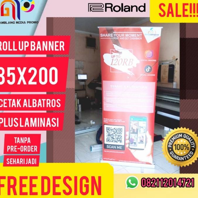 Jual TERBARU - Roll Up Banner 85x200 Albatros Murah | Shopee Indonesia