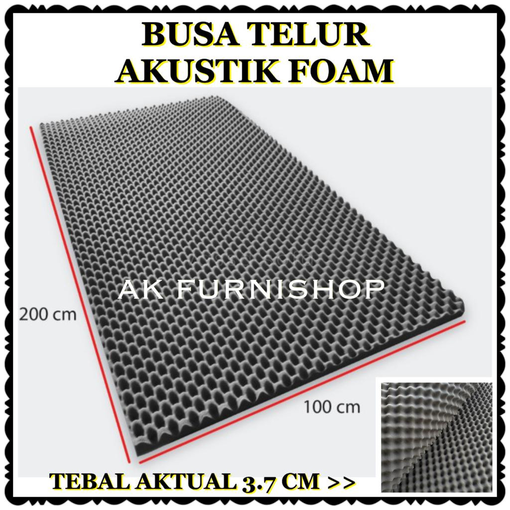 Jual Busa Telur Peredam Suara 100x200x4 cm - Akustic Foam | Shopee ...