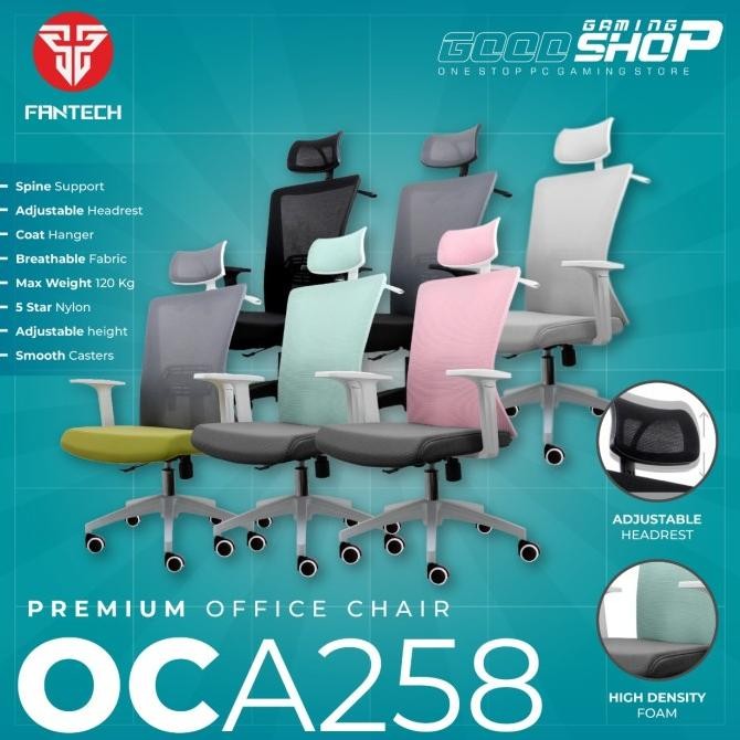 Jual Fantech OCA258 / OC-A258 Kursi Kerja Kantor Premium Office Chair ...