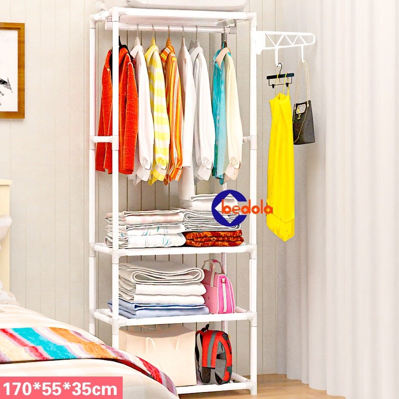 Jual Gratis Ongkir !! Bedola Square Steady Stand Hanger Rak Buku Rak ...