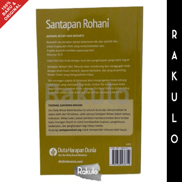 Jual Buku Santapan Rohani Edisi Tahunan Renungan Harian Indonesia 1 Tahun | Shopee Indonesia