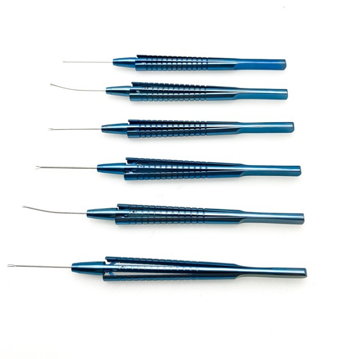 Jual Titanium Capsulorhexis Forcep Gripping Forceps 20G 23G Intraocular ...