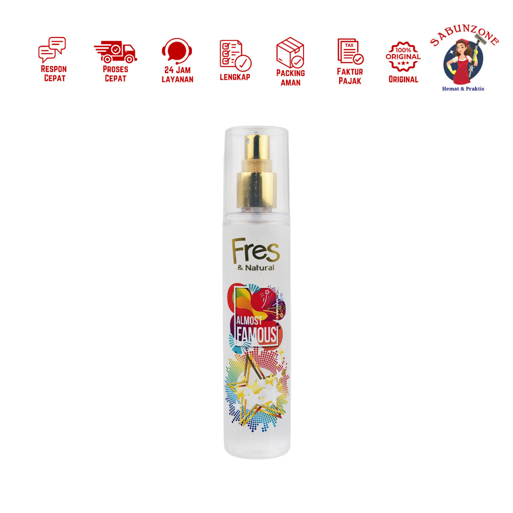 Jual Parfum Fres & Natural Spray Cologne Sparkling White 100 ml ...