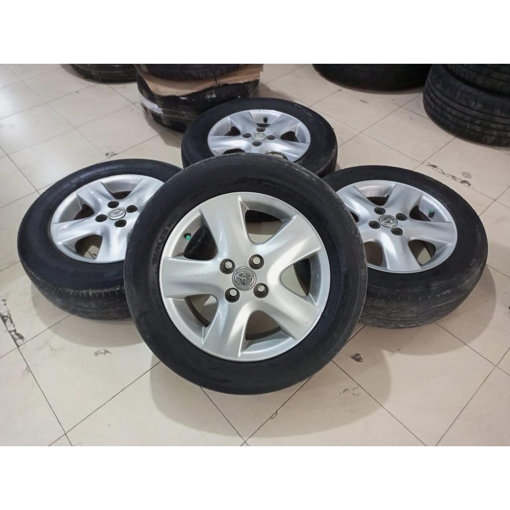 Jual Velg Mobil Bekas Yaris Vios Copotan Ring 15 Pcd 4X100 + Ban Bonus Buat Agya Ayla Sigra ...