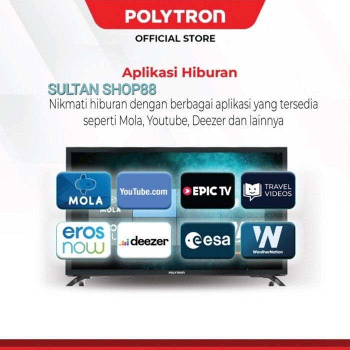 Jual Polytron Easy Smart Tv Pld32Mv1859 32 Inch Digital I Smart Tv Polytron | Shopee Indonesia